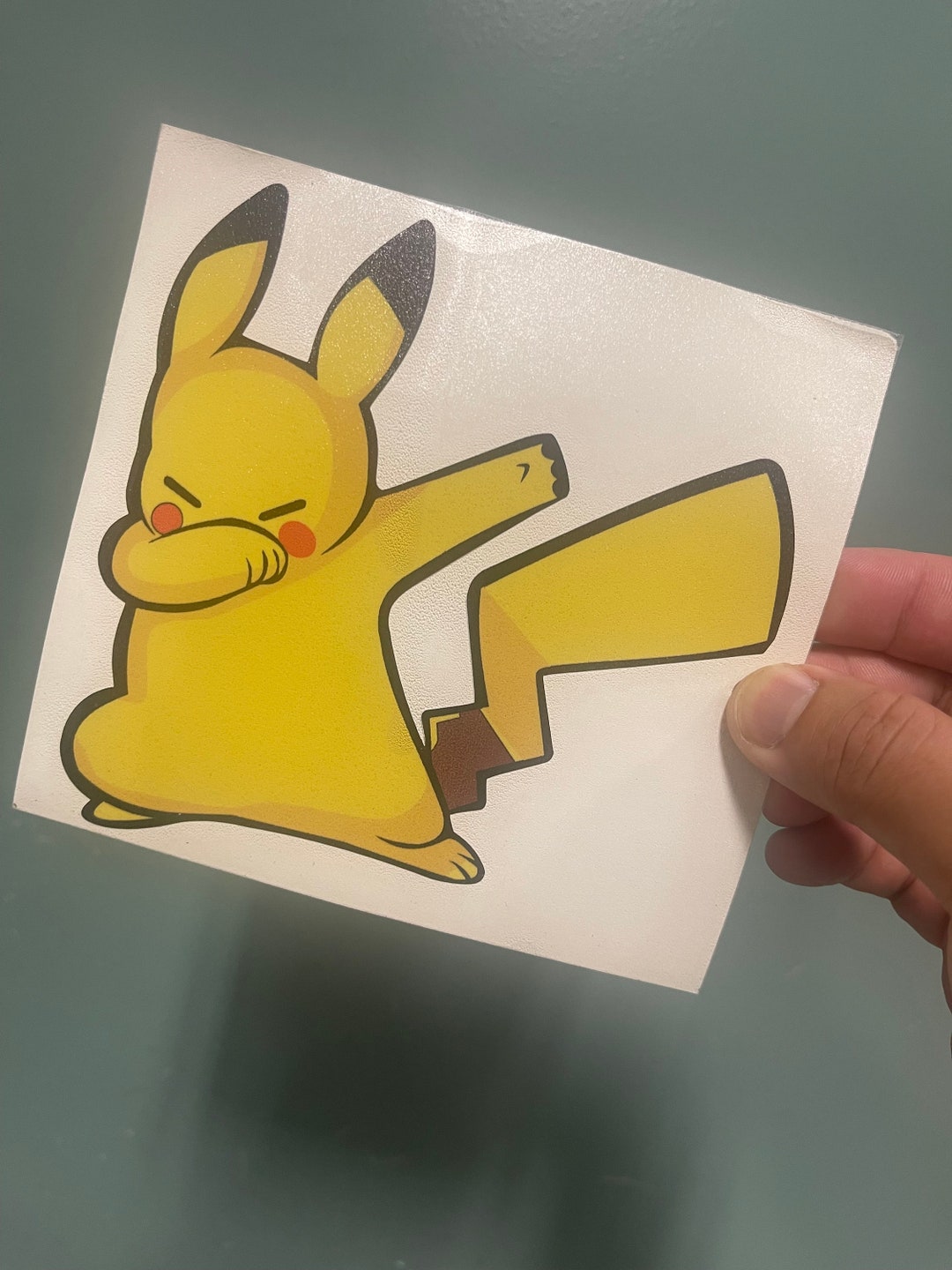 Dubbing Picachu Peeker Peeking Anime Super Funny Decal Cartoon - Etsy