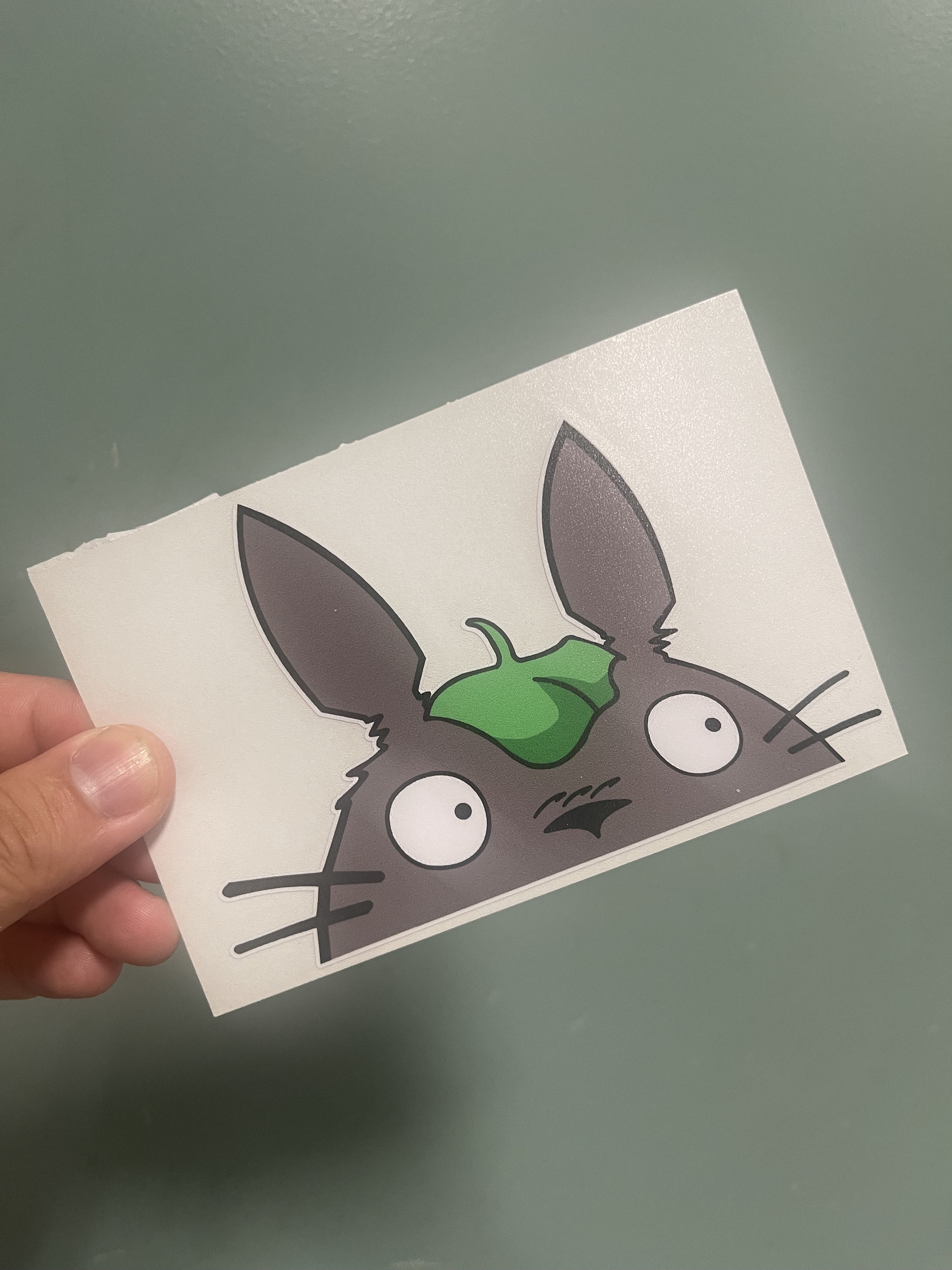 Cute Totoro Peeker Peeking Decal Cartoon Ninja Slay Fighter - Etsy Canada