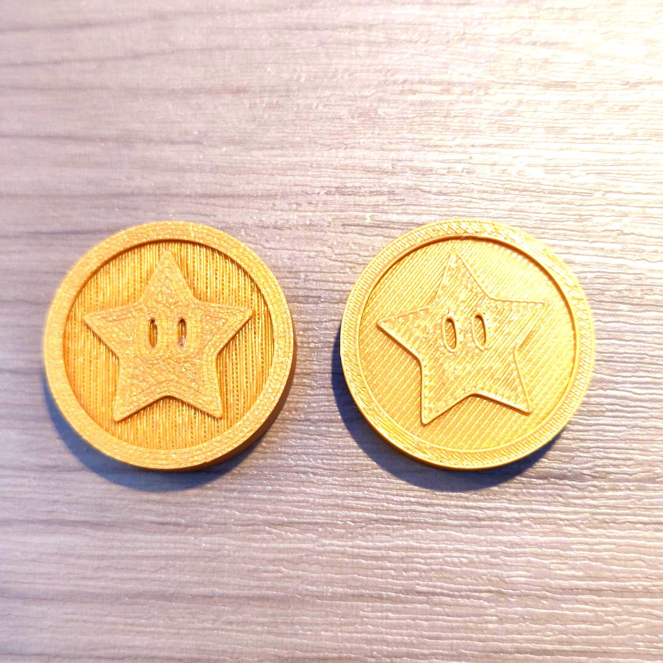 Super Mario Coins Collectible Decor 3D Printed Gamer Gifts for Kids ...
