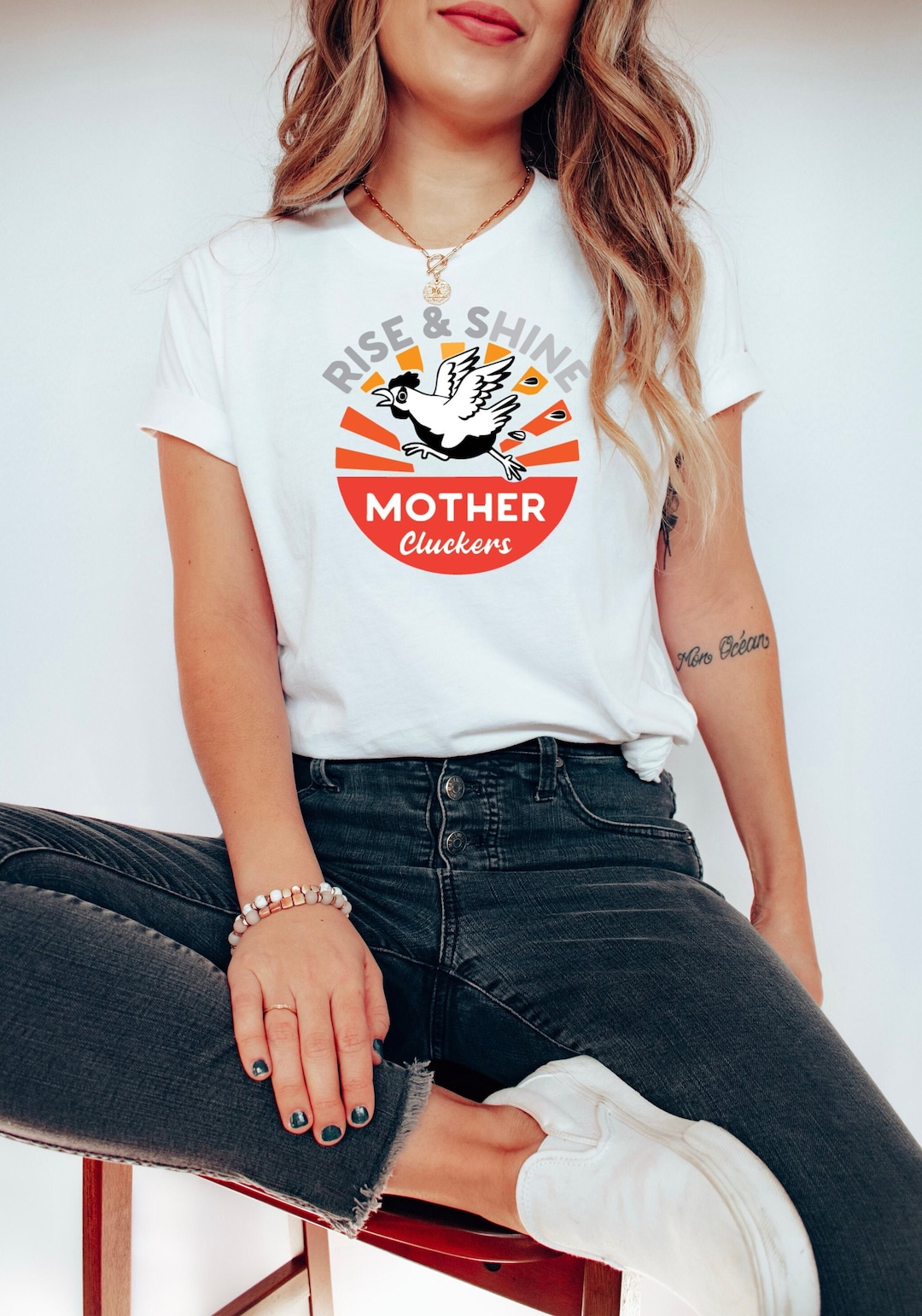 Rise and Shine Mother Clucker's Shirt Funny Chicken - Etsy