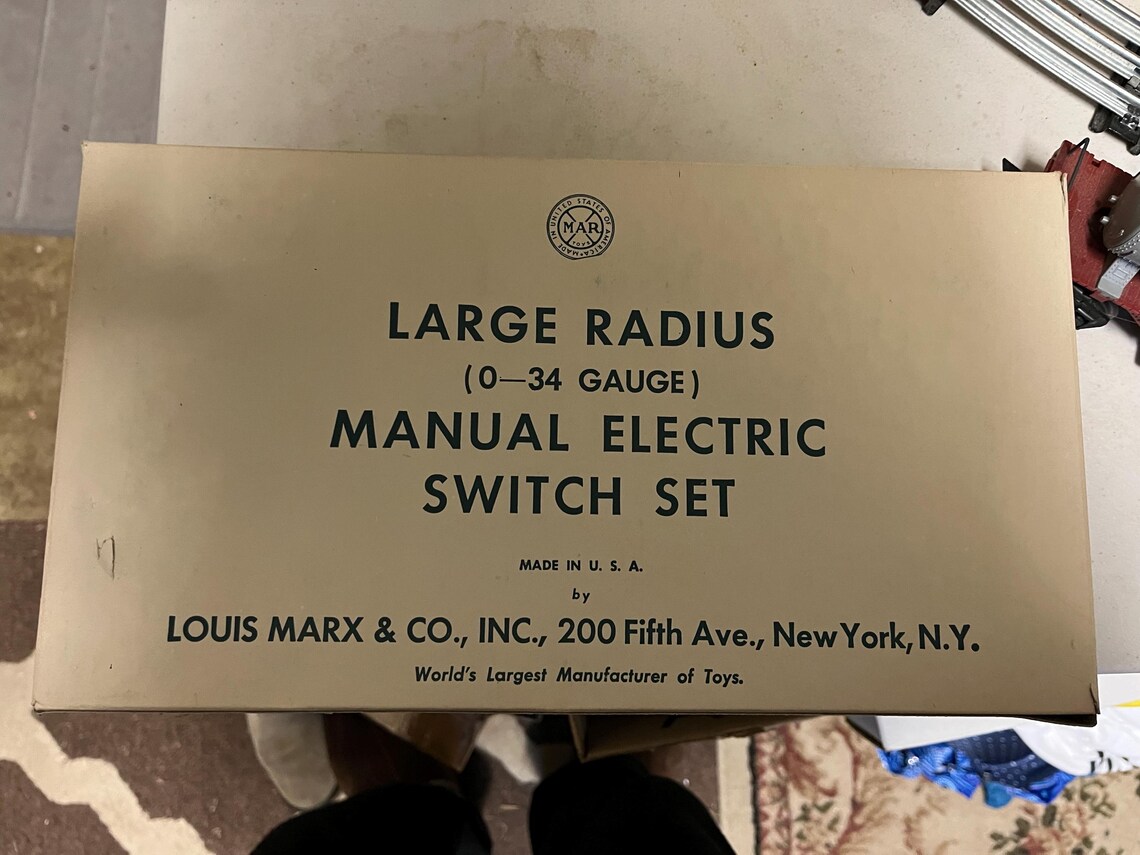Marx Vintage 034 Switches Mint in Box - Etsy