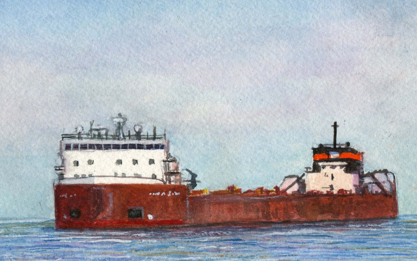 Great Lakes Freighter Print Wall Art Stewart J. Cort Print Wall Decor ...