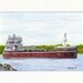 Original Great Lakes Freighter Wall Art Joseph L. Block Watercolor ...