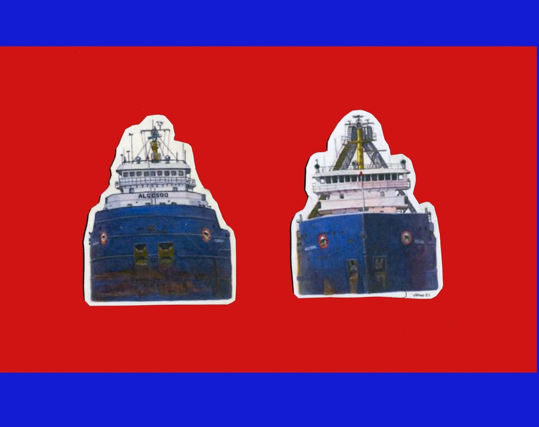 Great Lakes Freighter Refrigerator Magnets Algosoo and Algorail Fridge ...