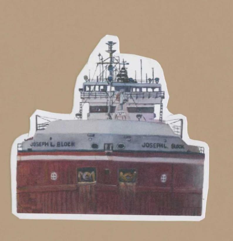 Great Lakes Freighter Refrigerator Magnets Edward L Ryerson, Wilfred ...