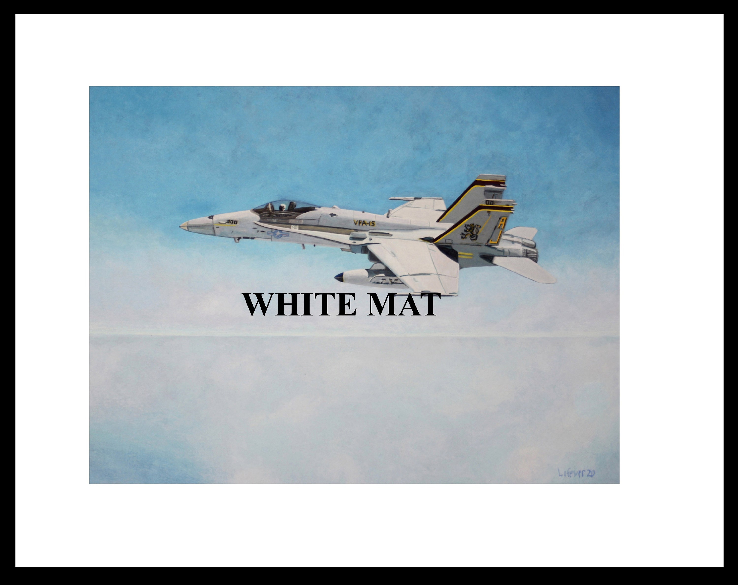 Airplane Print Wall Art Painting Print Wall Decor Fighter Jet Art F18 ...