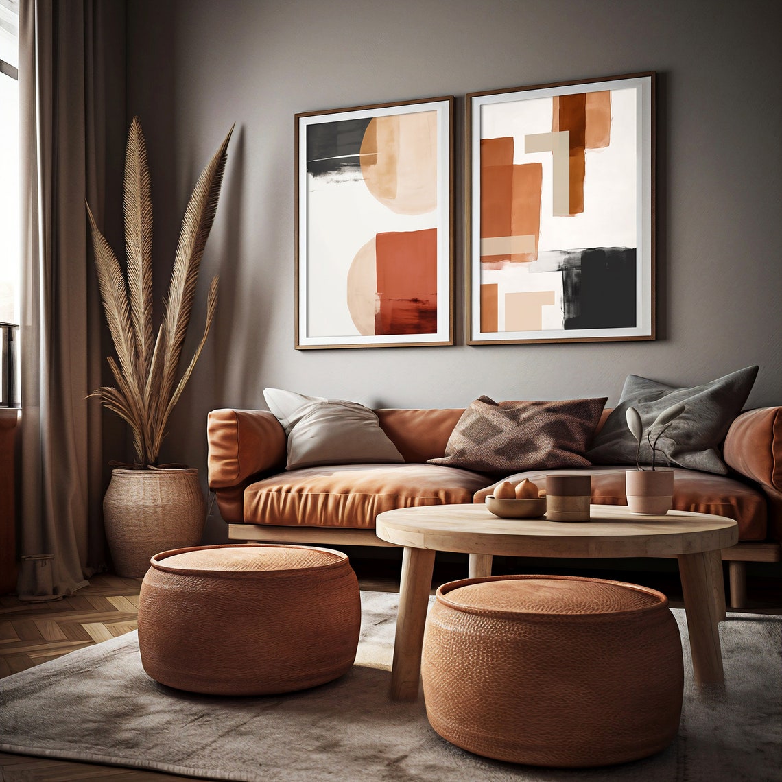 Black Tone Art, Rust Decor, Abstract Art Prints, Office Prints ...