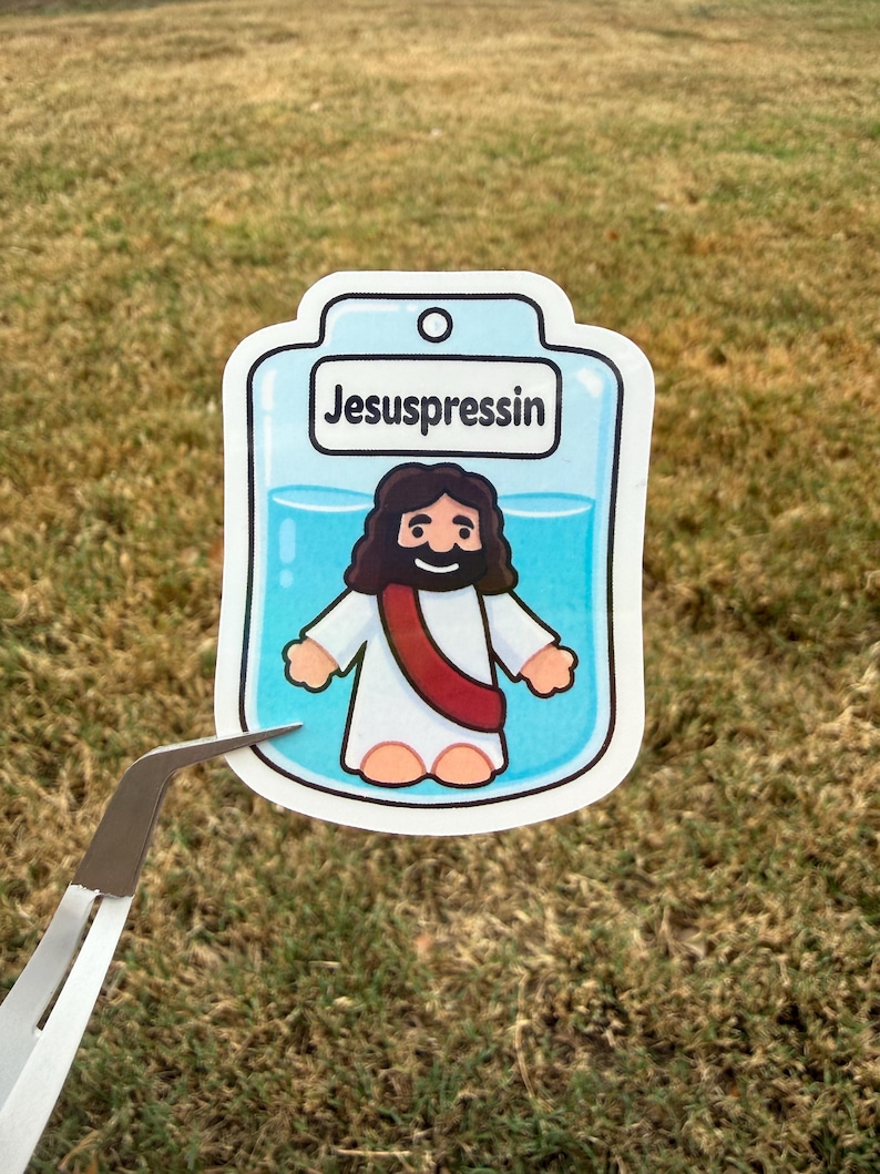 Jesuspressin Sticker for Nurses - Etsy