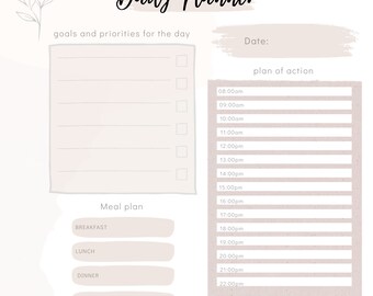 Mood Tracker, Printable Planner, Self Care ,mental Health ,self Growth ...