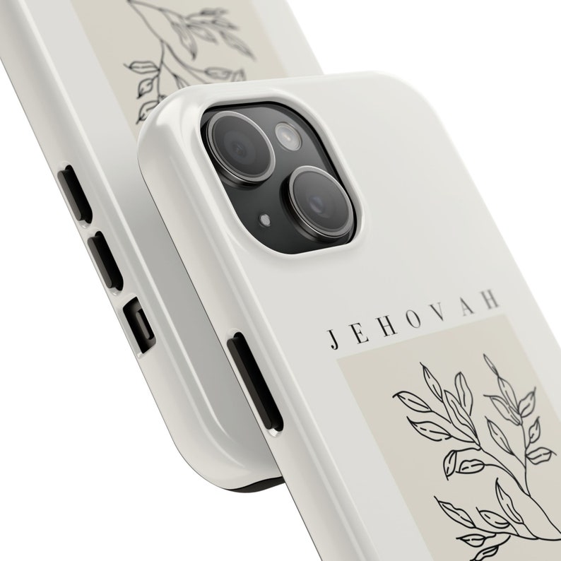 Christian Phone Case, Jehovah Shalom, iPhone 16 15 14 13 12 11 Pro Max ...