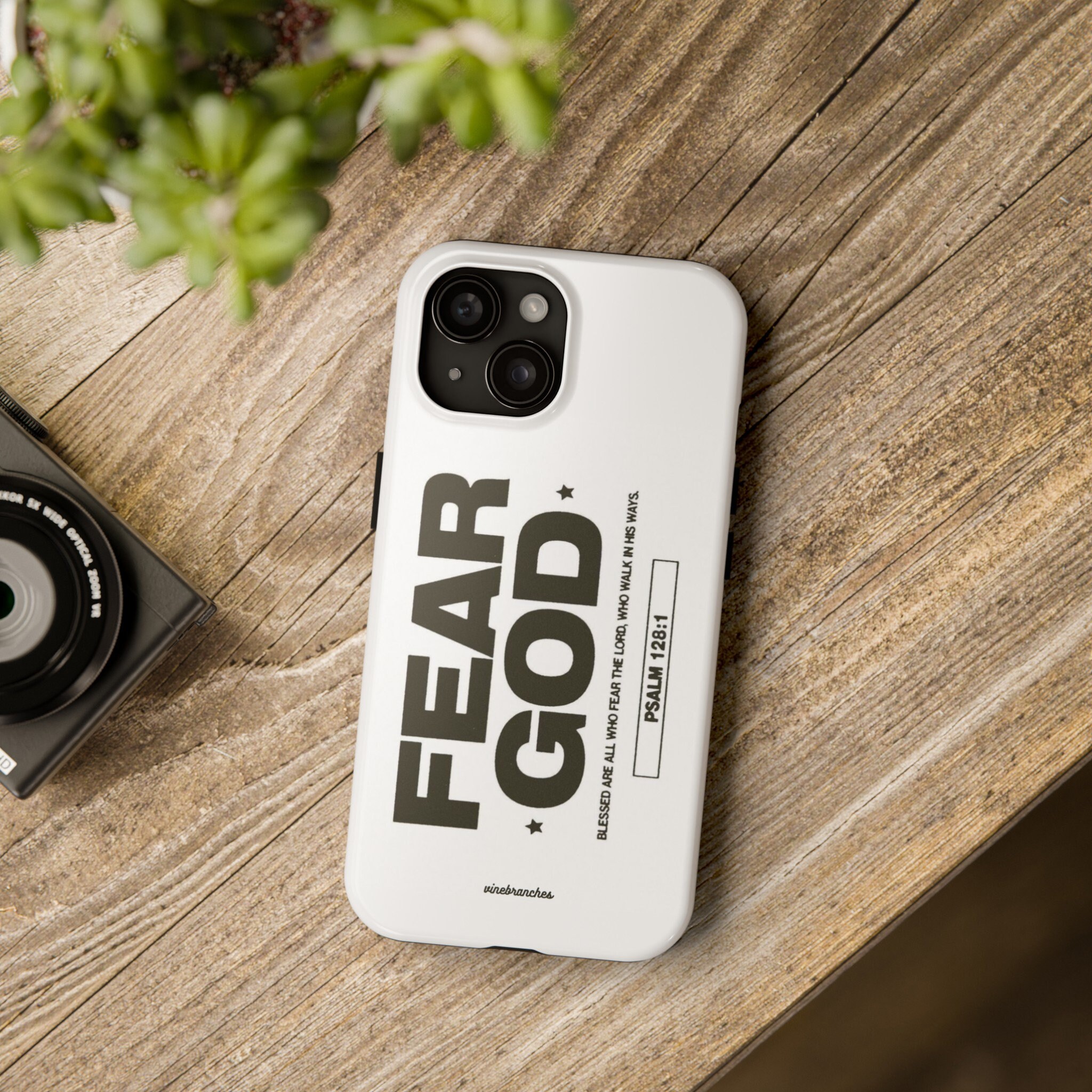 Christian Phone Case, Fear God, iPhone 16 15 14 13 12 11 Pro Max Plus X ...
