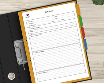 NDIS Case Notes and Mandatory Reporting Editable Template Download From ...