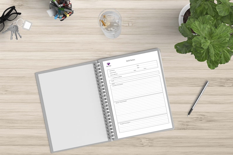 NDIS Shift Notes for Support Workers / Caregivers Printable Download ...