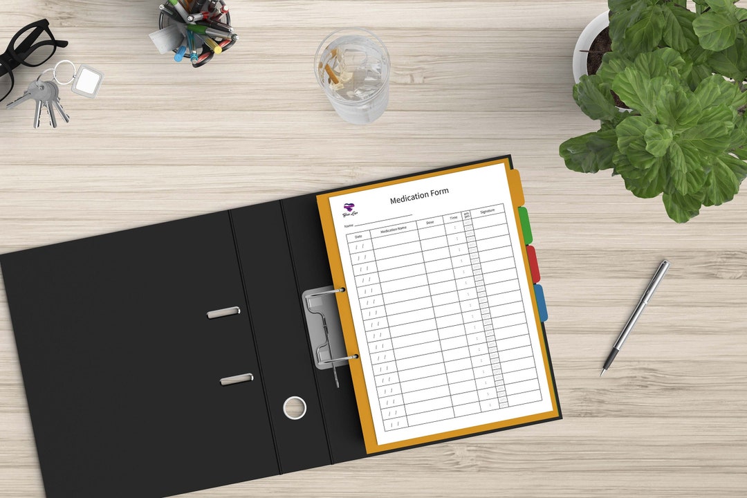 NDIS Medication Form Digital Download - Etsy