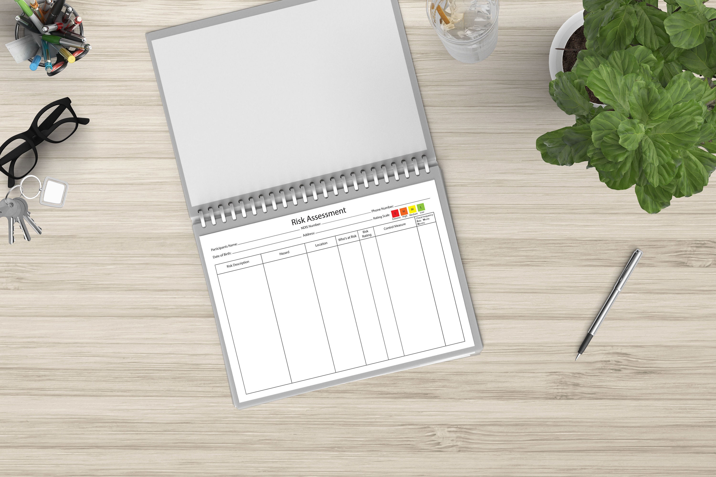 NDIS Risk Assessment Form for Support Workers Printable Download - Etsy