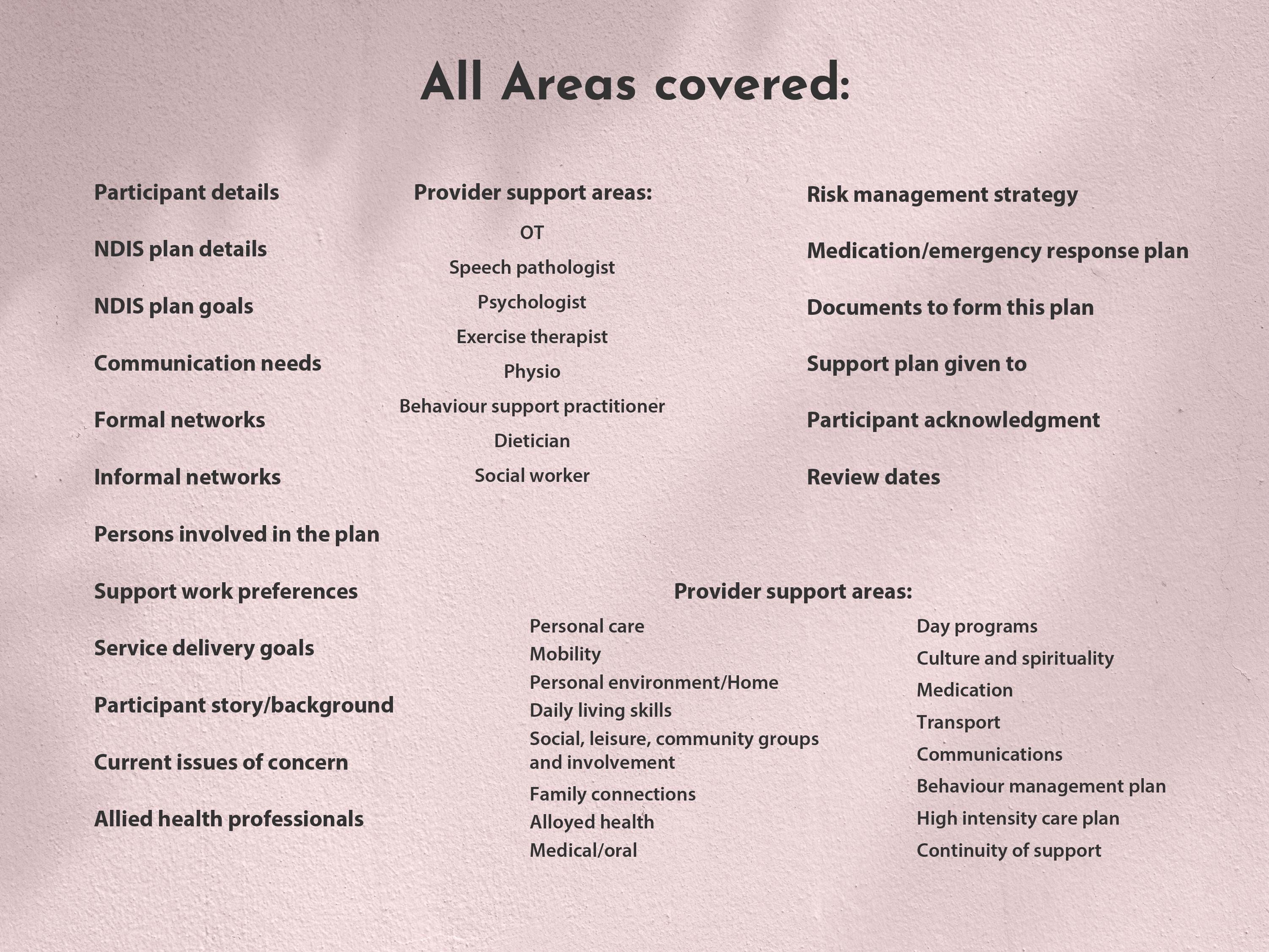 NDIS Support Plan Template Digital Download - Etsy Australia
