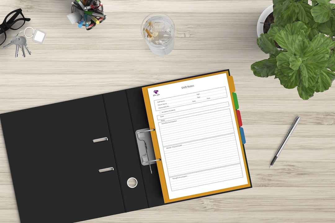 NDIS Shift Notes for Support Workers / Caregivers Printable Download - Etsy
