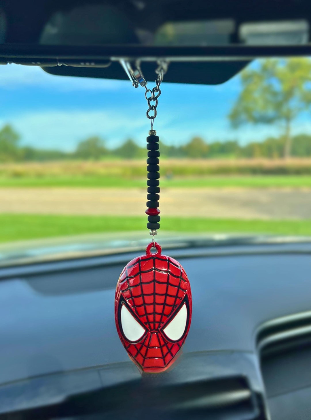 Spiderman Rear View Mirror Car Accessory - Etsy