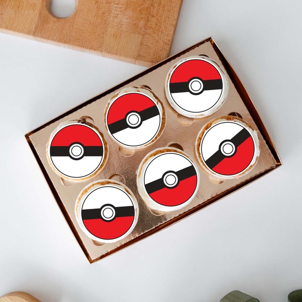 Pokeball Cookies - Etsy