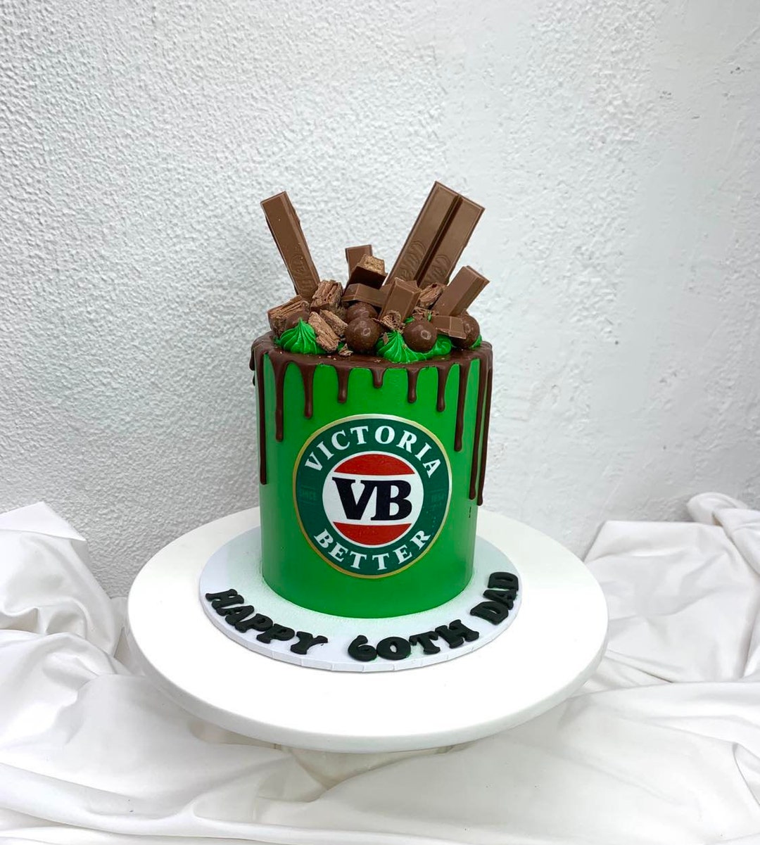 VB Cake Wrap VB Logo Edible Icing Victoria Bitter Beer Edible - Etsy