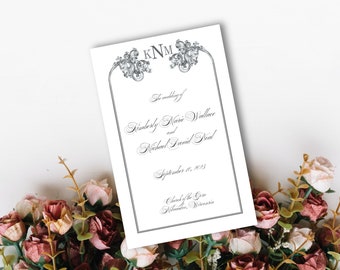 Regal Wedding Invitation Template DIY Printable Instant - Etsy