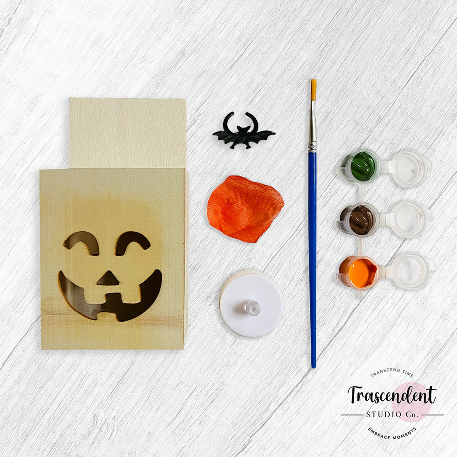 Halloween Craft Set DIY Halloween Lantern Craft Kit Ghost Pumpkin Skull ...