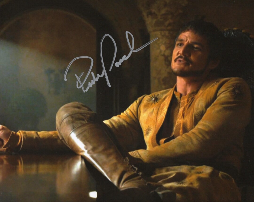 DIGITAL RP Pedro Pascal Signed Photo 8x10 Reprint COA Certificate of Authentication Autographed ...