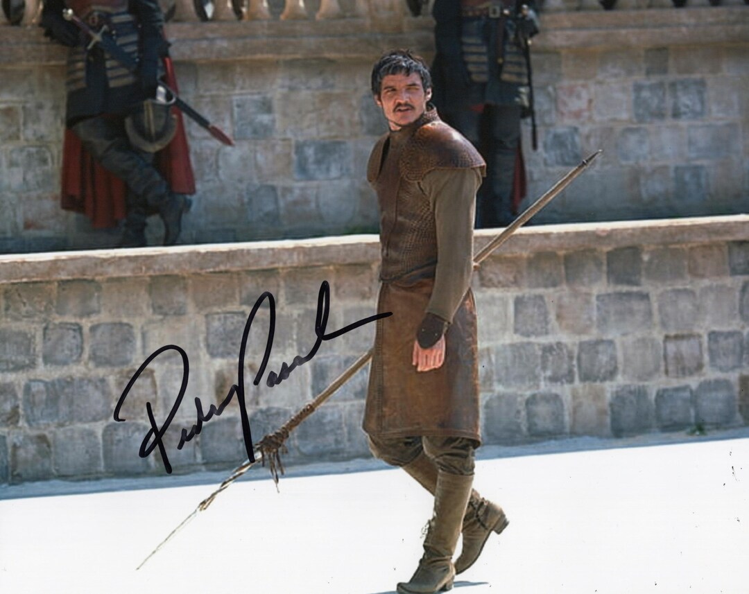 RP Pedro Pascal Signed Photo 8x10 Reprint COA Certificate of ...