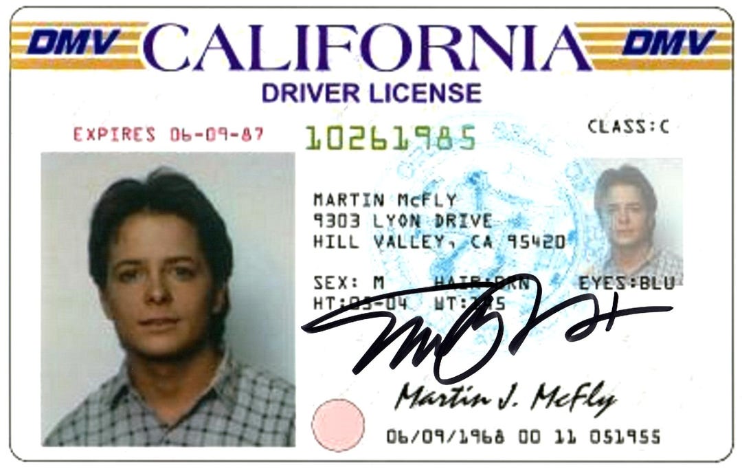 DIGITAL RP Michael J. Fox Signed Back to the Future Photo 8x10 (license ...