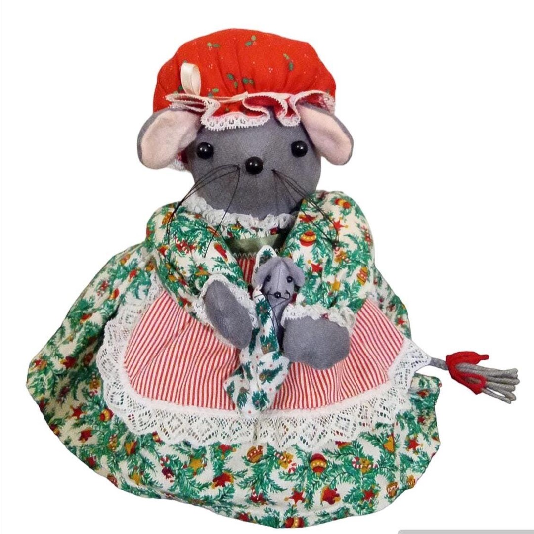 Momma Mouse and Baby Plush Pin Cushion - Etsy