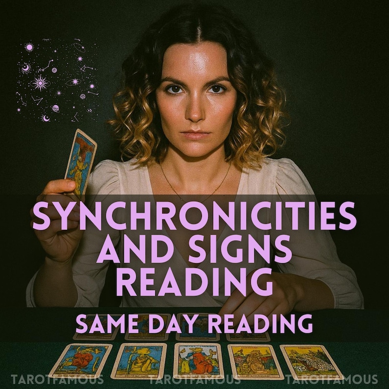 Synchronicities & Signs Tarot Psychic Reading | Angel Numbers, Spiritual Symbol Meanings ...