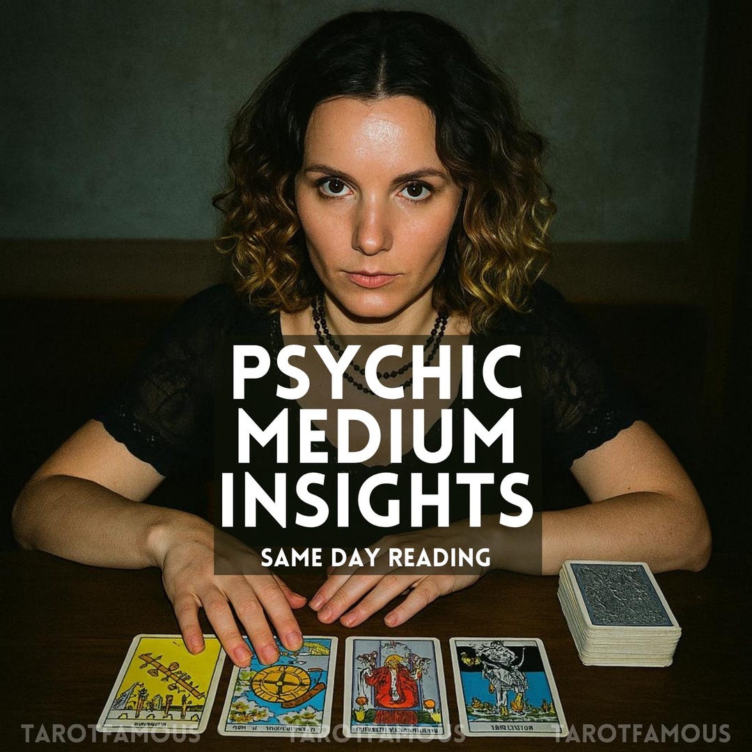 Psychic Medium Insights Tarot Reading, Tarot Cards Reveal Spiritual ...