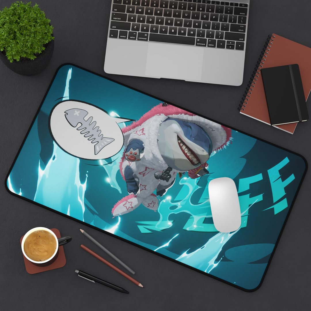 Marvel Rivals Pink Shark Costume Jeff Mouse Pad / Desk Mat 2 - Etsy