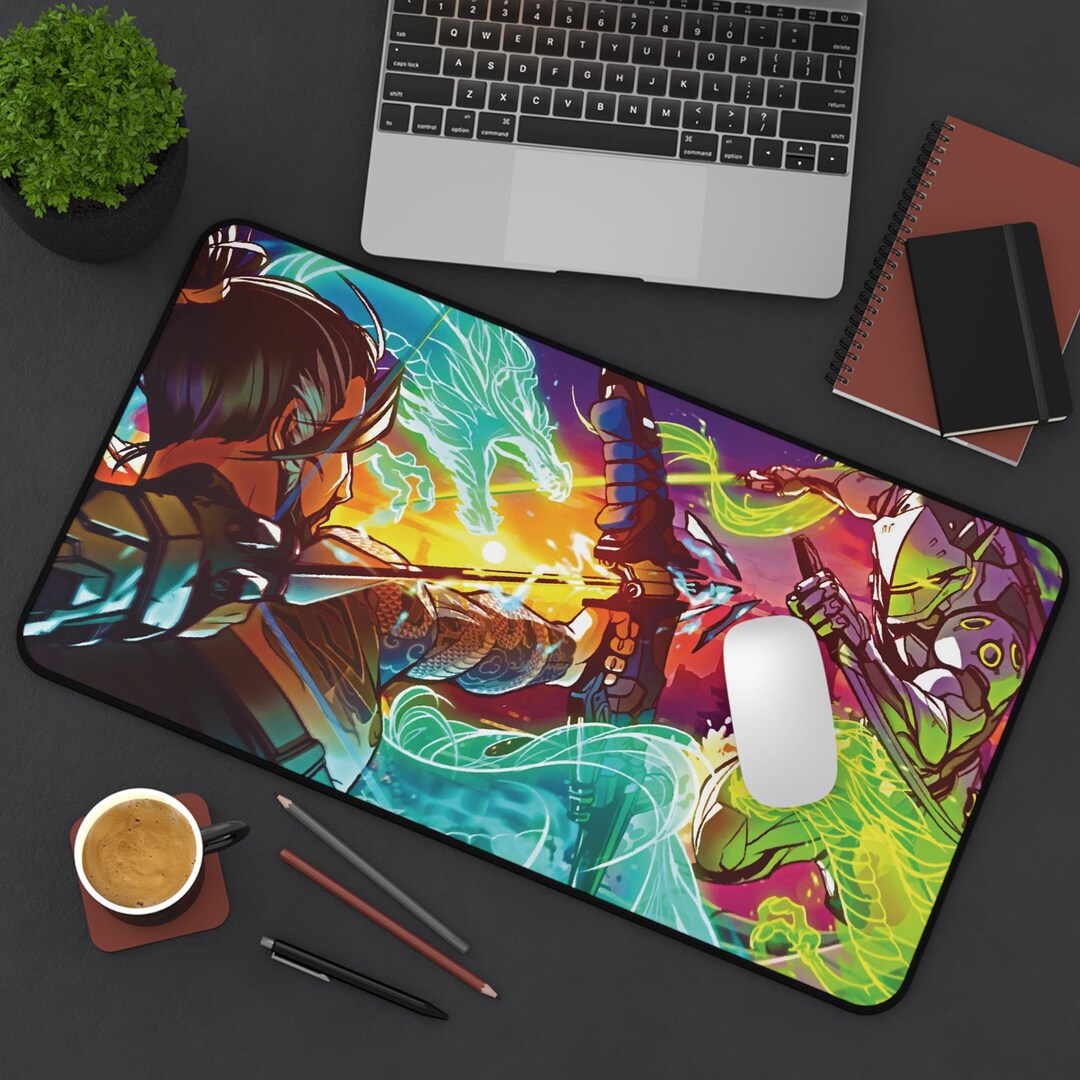 Hanzo & Genji Overwatch Mouse Pad / Desk Mat 1 - Etsy