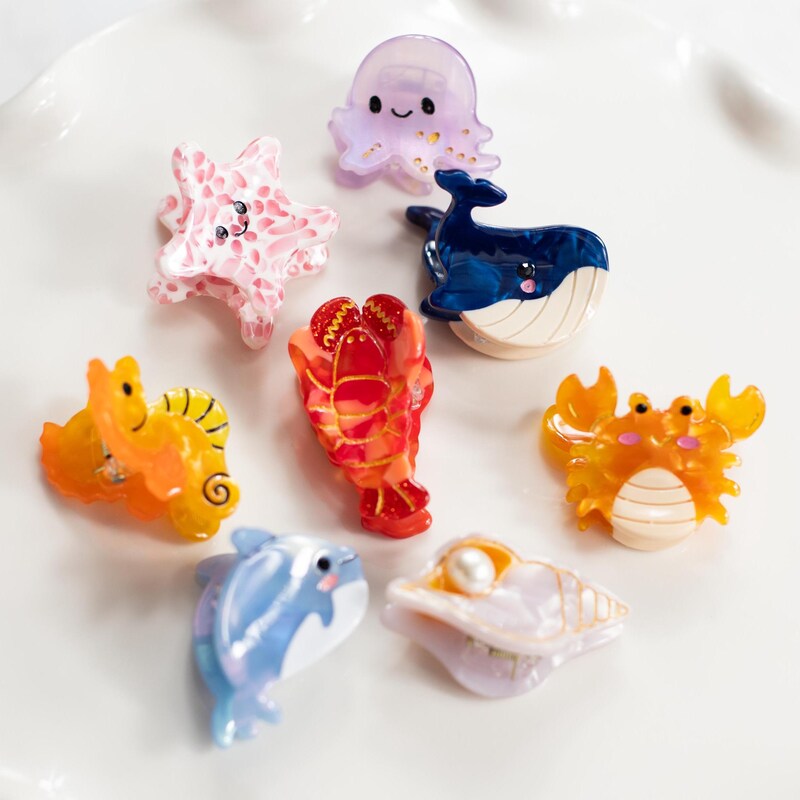 Seashell Hair Clip - Etsy