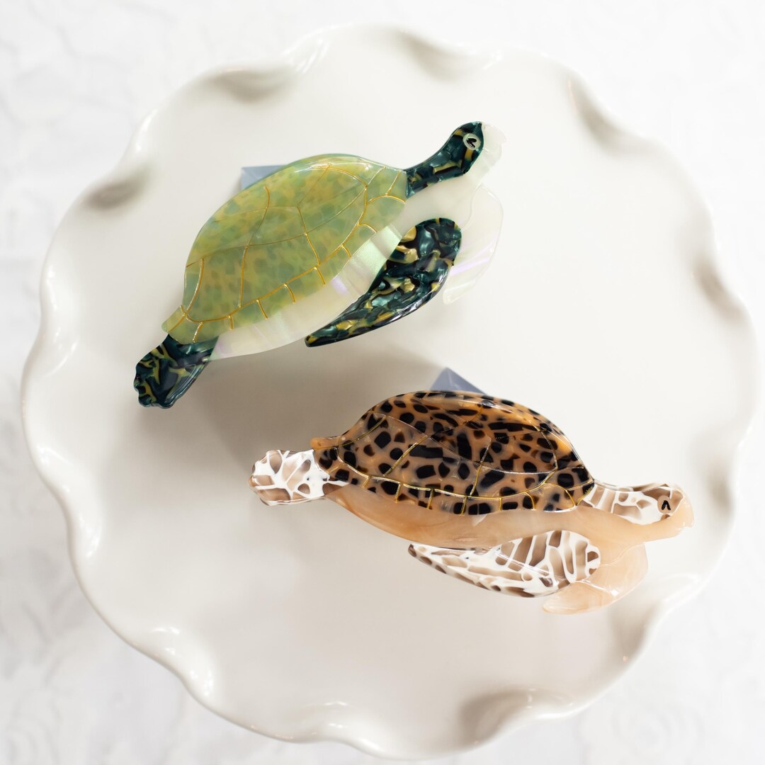 Cute Sea Turtle Hair Claw Clips for Teachers Nurses Moms Girls & Kids ...