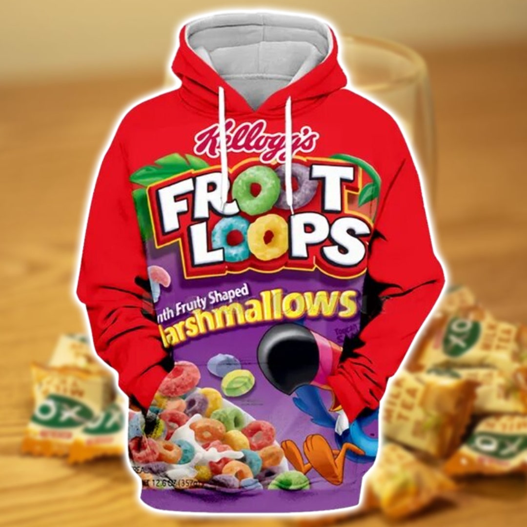 Kelloggs Froot Loops 3D Hoodie Group Halloween Costumes - Etsy