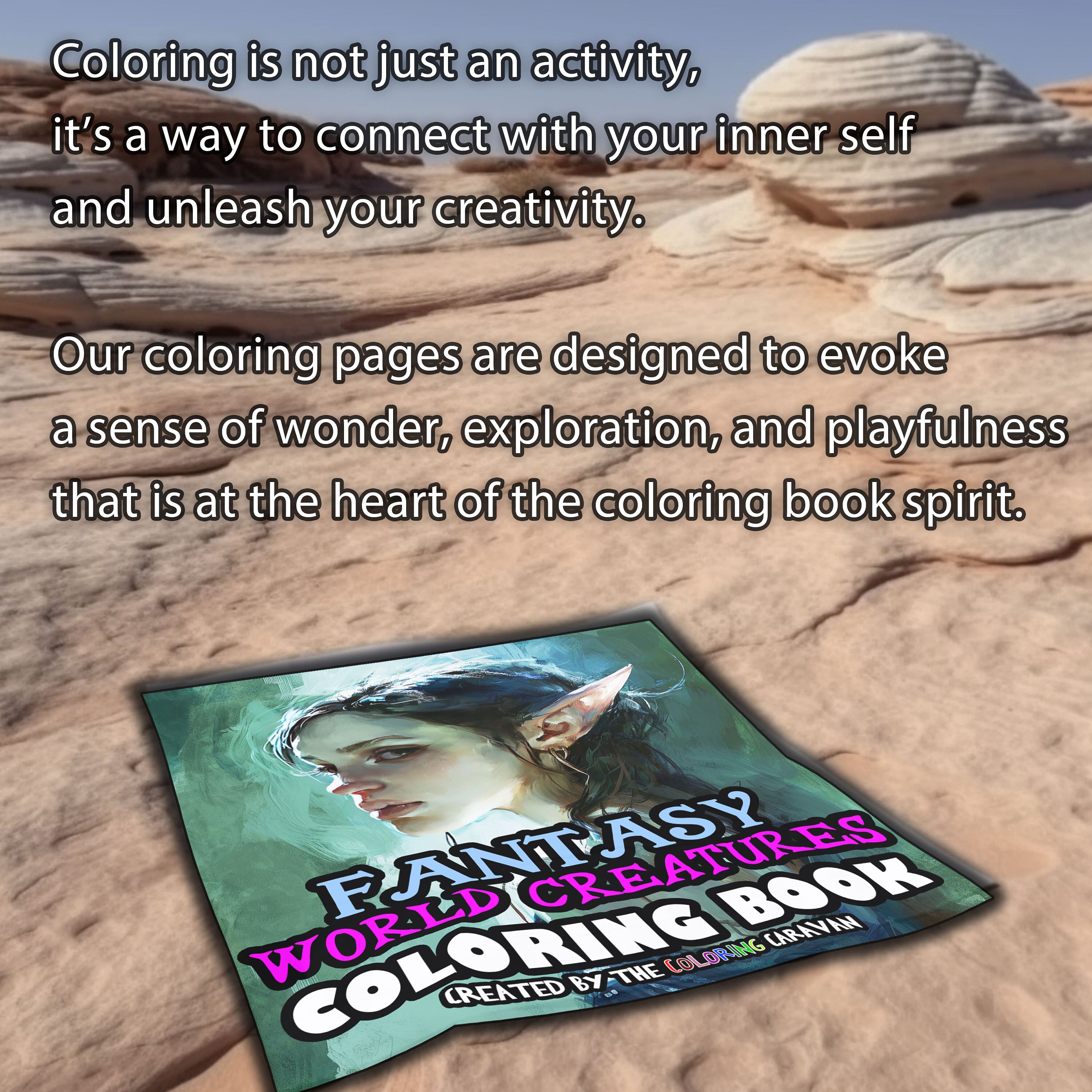 Fantasy World Characters Coloring Pages Instant Download Coloring Pages ...