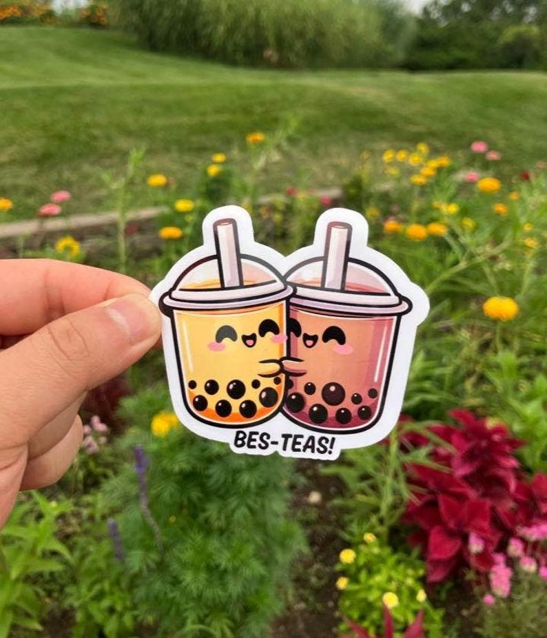 Cute Asian Food Stickers | Boba Tea, Bubble Tea, Tea | Waterproof ...