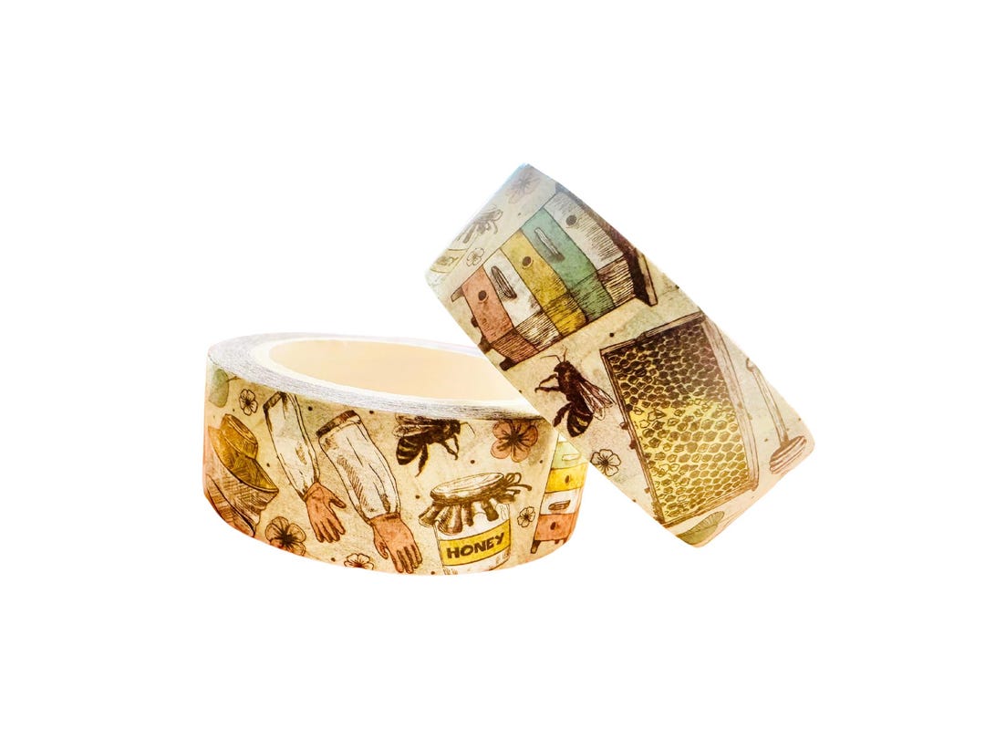 Honey Bees Washi Tape - Bee Keeper Planner Tape - Etsy