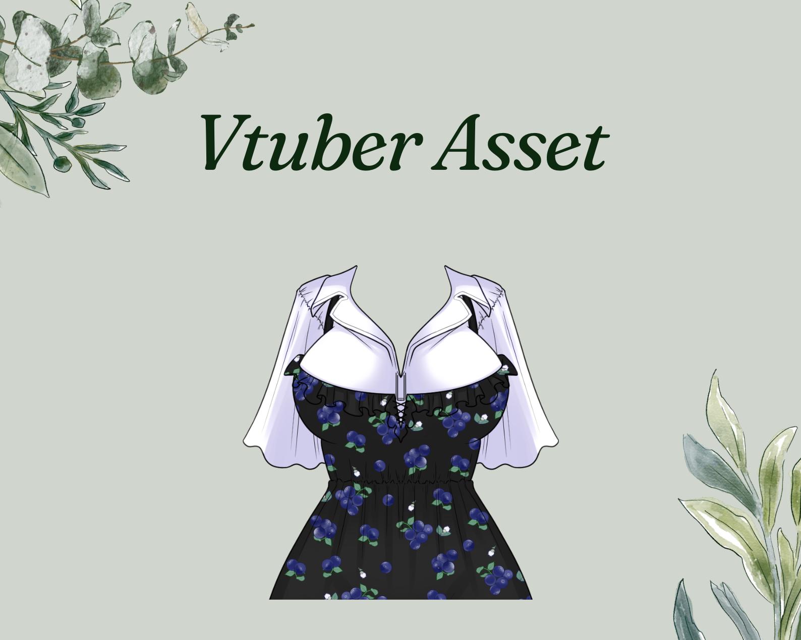 Vtuber Asset Dress PNG Download Instant Transparent BG Download - Etsy