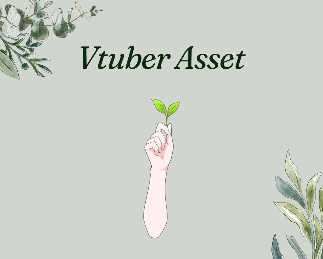 Vtuber Asset Holding Leaf PNG Download Instant Transparent BG Download ...