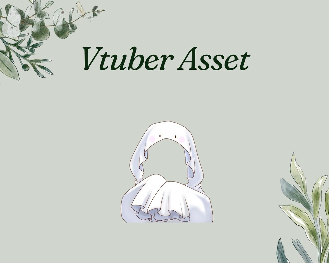 Vtuber Asset Ghost Hoodie PNG Download Instant Transparent BG Download ...