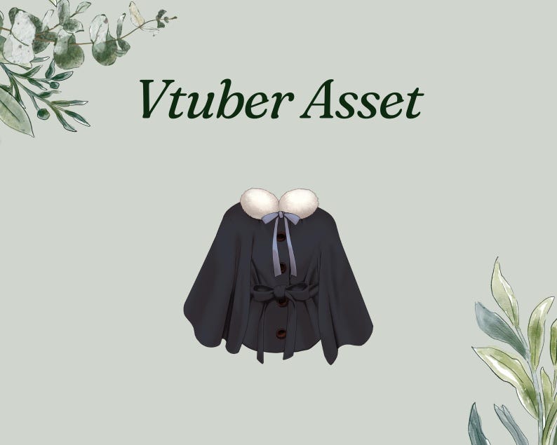 Vtuber Asset Winter Coat PNG Download Instant Transparent BG Download ...