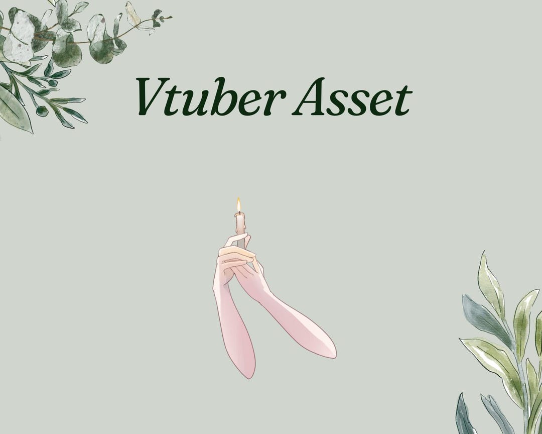 Vtuber Asset Holding Candle PNG Download Instant Transparent BG ...