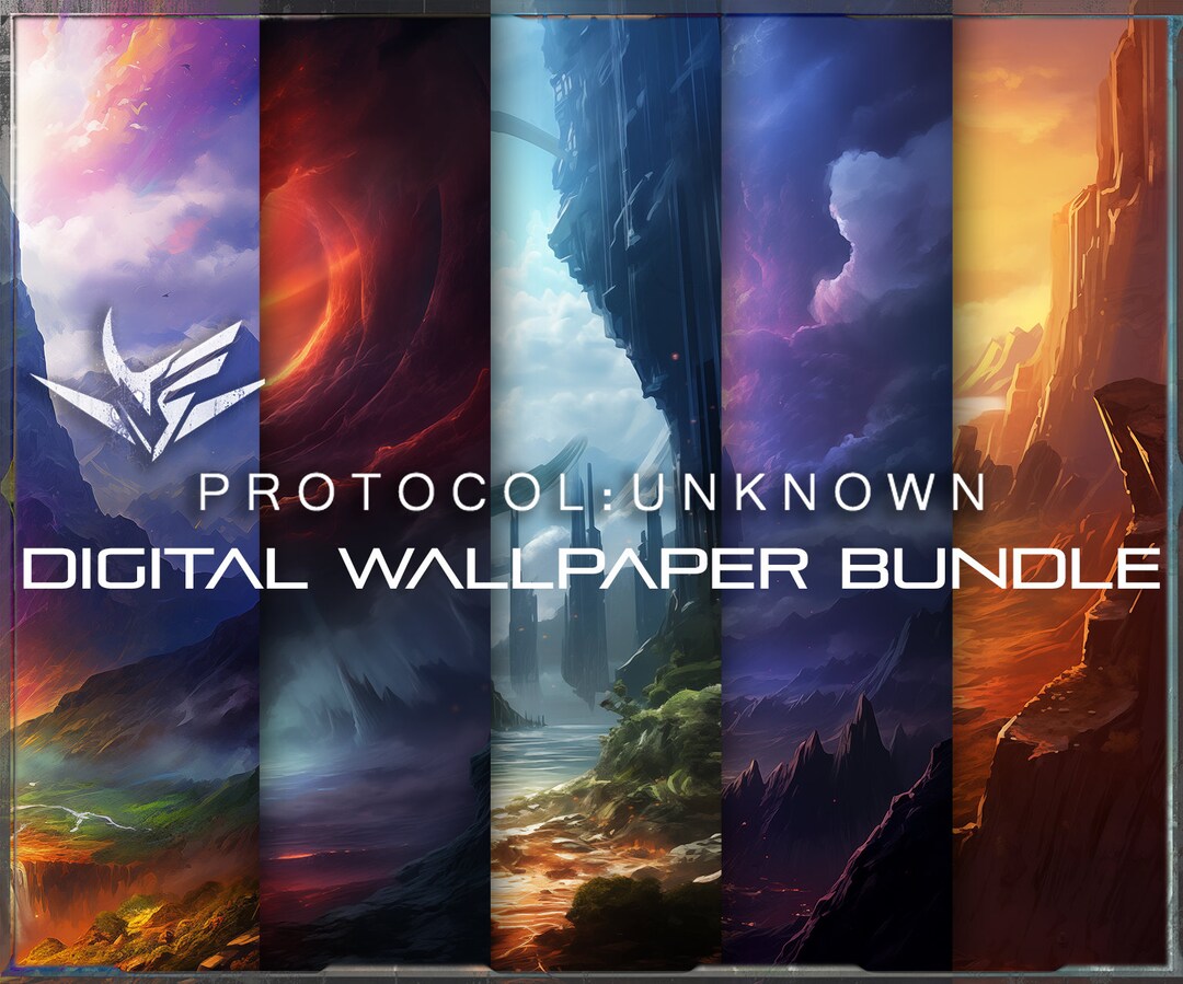 Fantasy Wallpapers for Phones - Realmscapes Collection [set D] - Digital Download (pack of 5) - Etsy