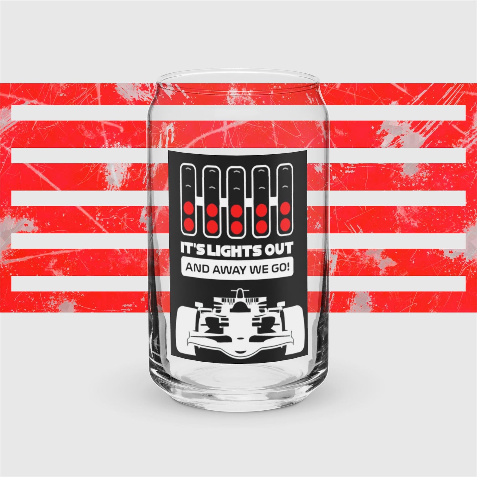 Formula One Beer Glass, Formula One Pint Glass, F1 Pint Glass, Pint ...