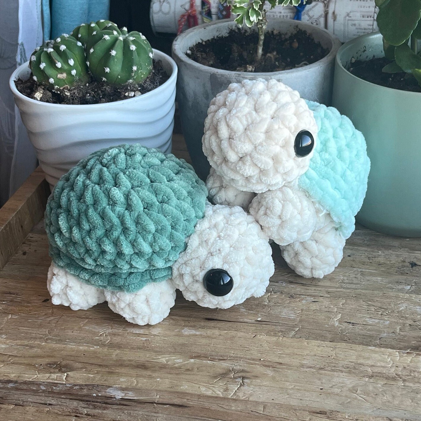 Crochet Turtle Plushie - Etsy