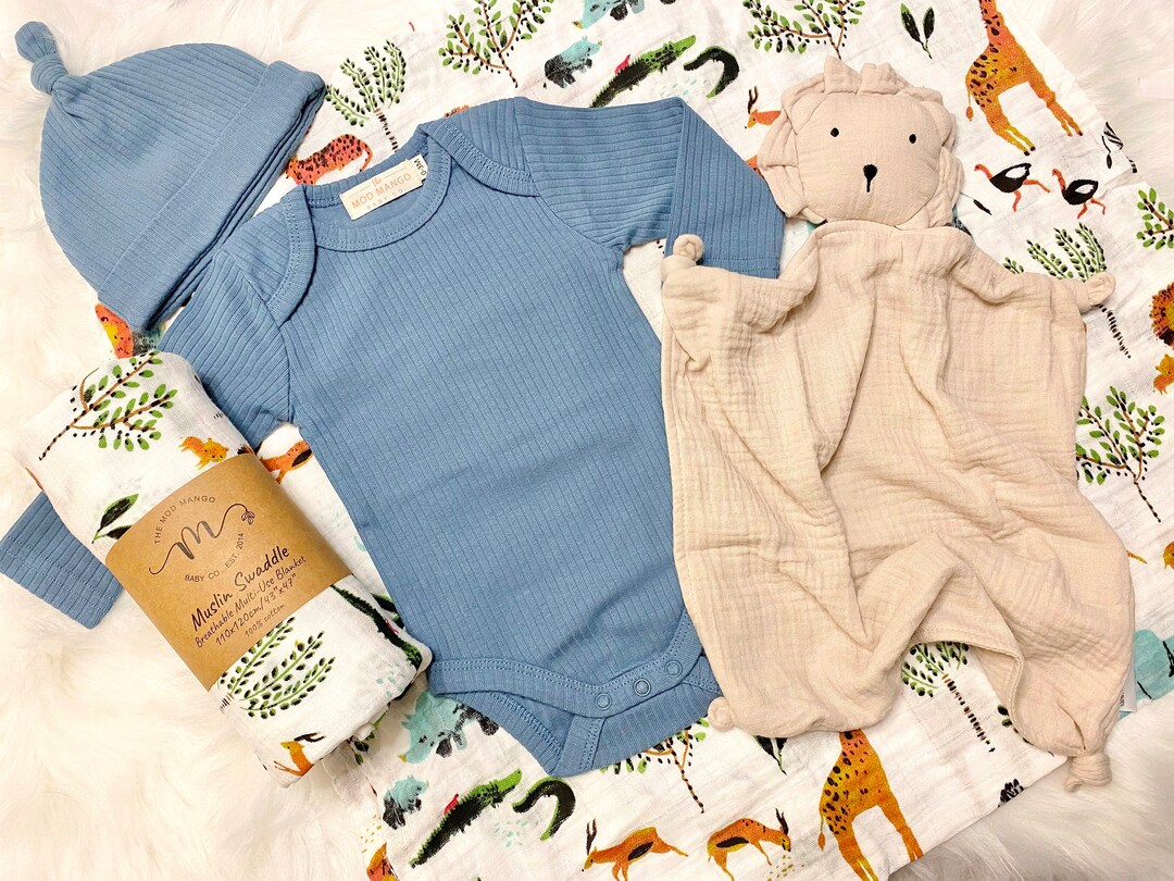 Wild Jungle Safari Baby Shower Boys Gift Set Box, Baby Gift Set for Boy ...
