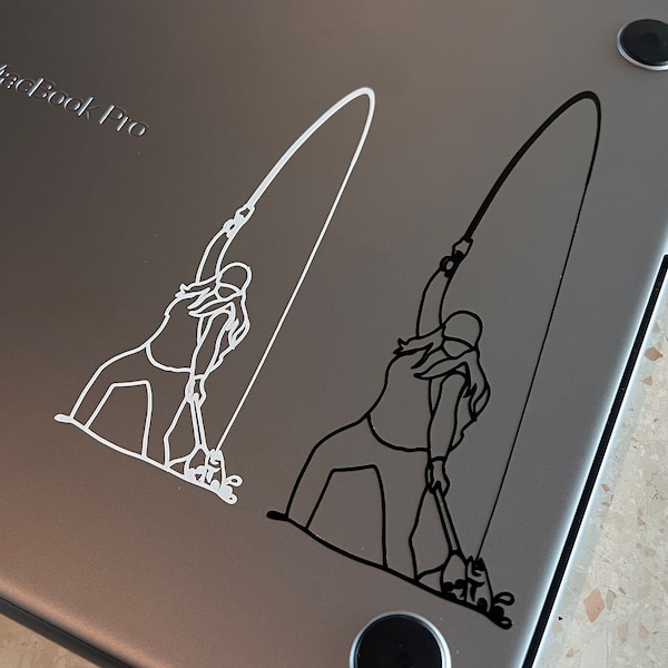 Fly Fishing Sticker - Etsy